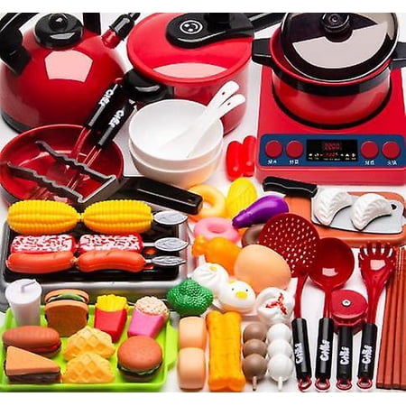 Kitchen Play Set With Accessories Induction Cooker- Mini Kitchen Set ...