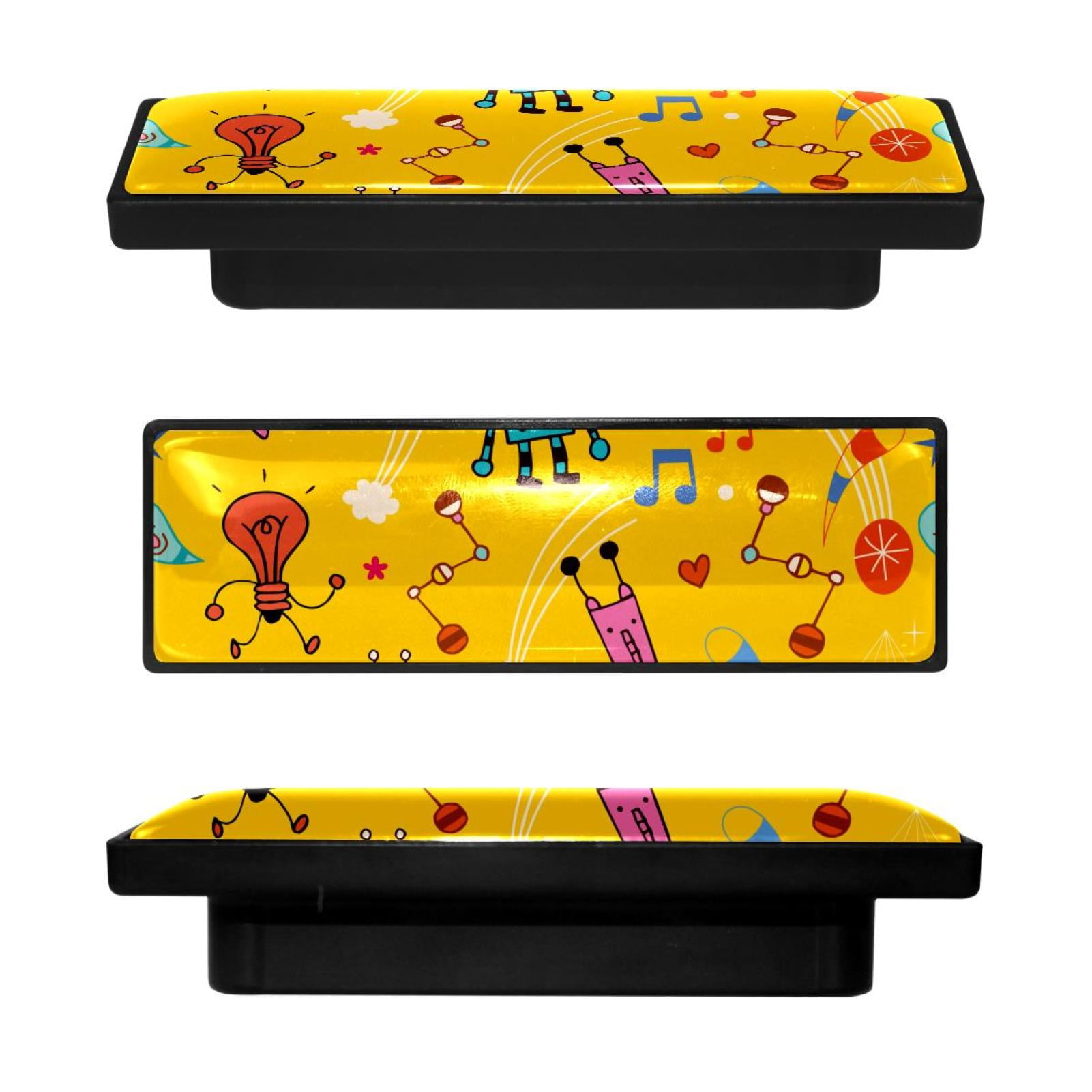 4 Pcs Rectangle Cabinet Handle Cupboard Knob Drawer Pulls Handle Robot ...