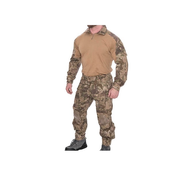 Lancer Tactical Combat Tactical Uniform Set ( Lander / XS ) - Walmart.com