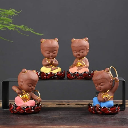 KCSD Nezha Figurines Set of 4 Handcraft Artwork Collectible Dolls ...
