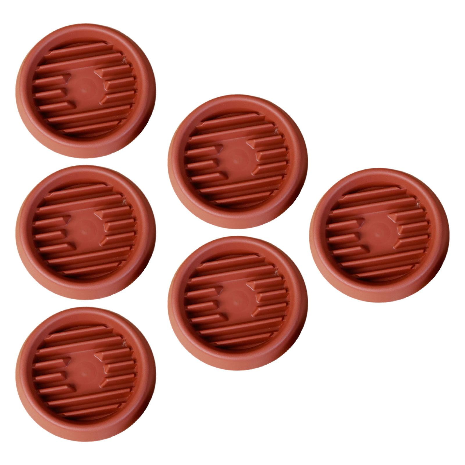 6 platillos redondos prácticos para macetas de interior y exterior ...