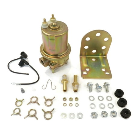 The ROP Shop Electric Fuel Pump & Hardware for Carter P4594 P4070 12V ...