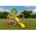 Creative Cedar Designs Woodlands Complete Wooden Swing Playset Yellow ...