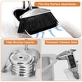 Broom With Dustpan Combo Set 46" Stainless Steel And For Home Heavy ...