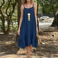 BaoFuBaoMei Backless Cami Dresses for Women Plus Size Flowy Casual A ...