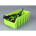 Basicwise Plastic Storage Stacking Bins, Green (Pack of 6) - Walmart.com