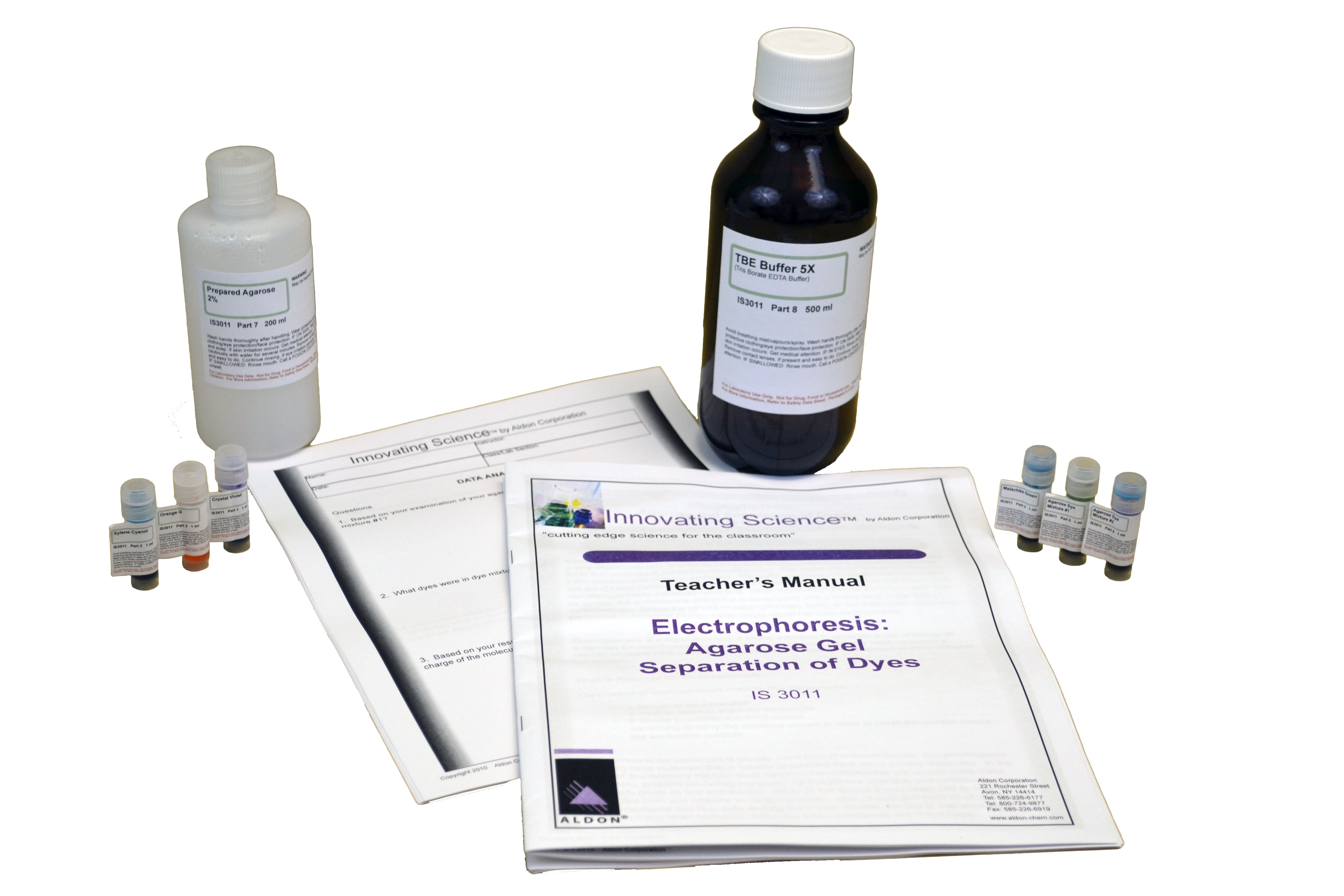 Innovating Science Electrophoresis: Agarose Gel Separation of Dyes Kit ...