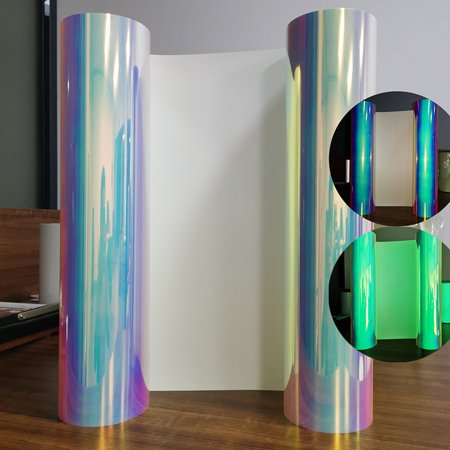 Pack Pu Micro-elastometer Aurora Luminous Heat Transfer Lettering Film ...