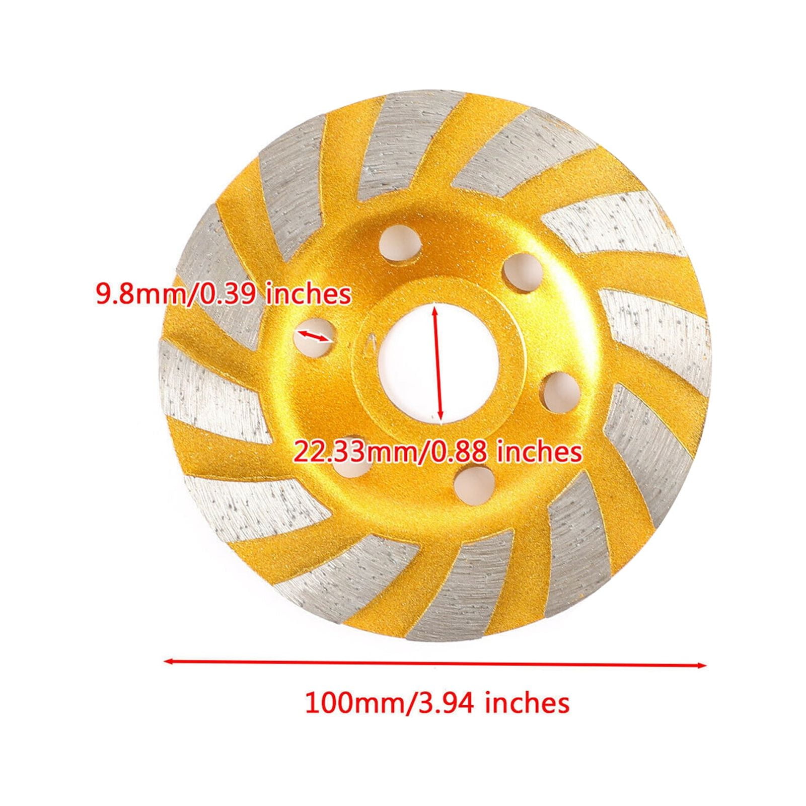 Click here for Ymiko Disc 4in Segment Grinding Wheel Angle Grinde... prices