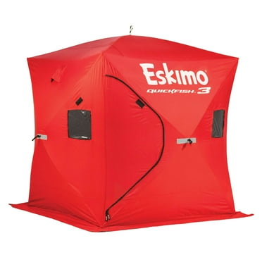 Eskimo QuickFish 2i Ice Fishing Hut Equipment - Portable Insulated ...