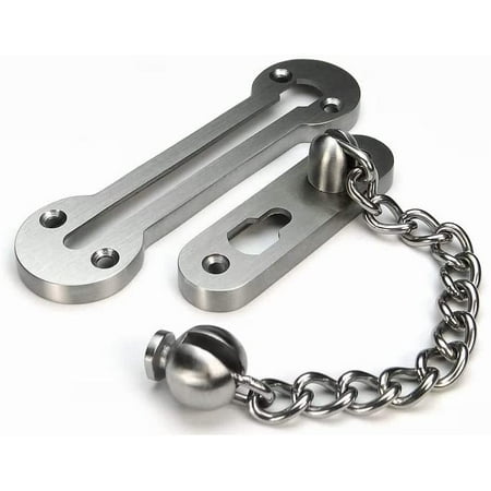 YDJKET Solid 3MM Extra Thick 304 Stainless Steel Door Chain Security ...