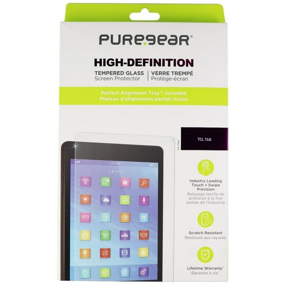 OLIVE- Puregear High-Definition Tempered Glass For Tcl Tab - Clear ...
