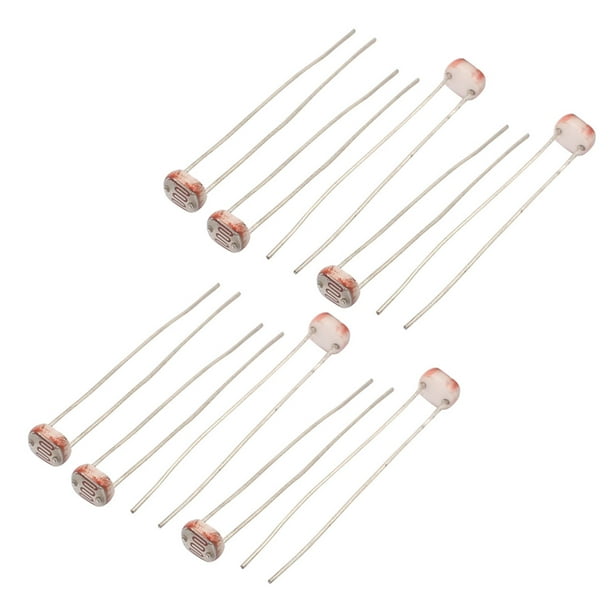10Pcs 5517 Fotoresistor LDR CDS 5mm Sensor de Resistencia Dependiente ...
