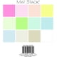 DCWV Single-Sided Cardstock Stack 6"X6" 36/Pkg-Shimmer Pastels Solid ...