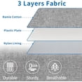 Under Bed Storage Containers 3 Pack, Foldable Low Profile Clothes ...