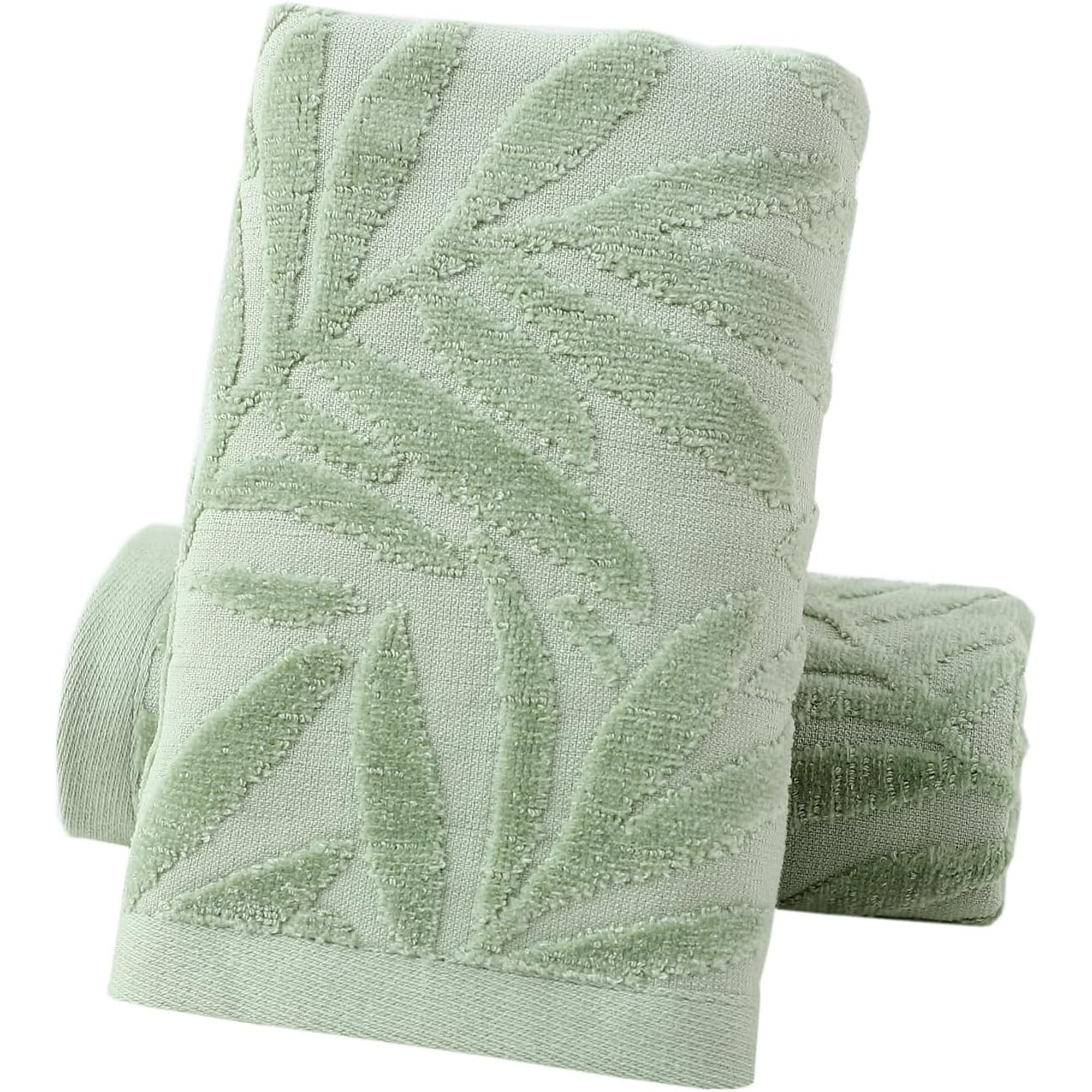 Click here for Rejoda-Hand Towels Set Of 2 Leaf Pattern 100 Cotto... prices