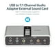 StarTech.com 7.1 USB Sound Card - External Sound Card for Laptop with ...