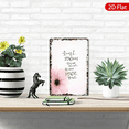 8x12 Inch Metal Wall Art, Vintage Korean Quote Handwritten Text with ...