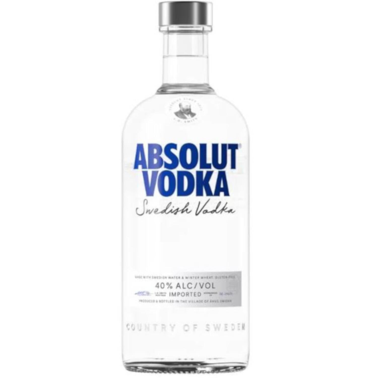 Pack de 4 Vodka Absolut Blue 750 ml | Walmart en línea