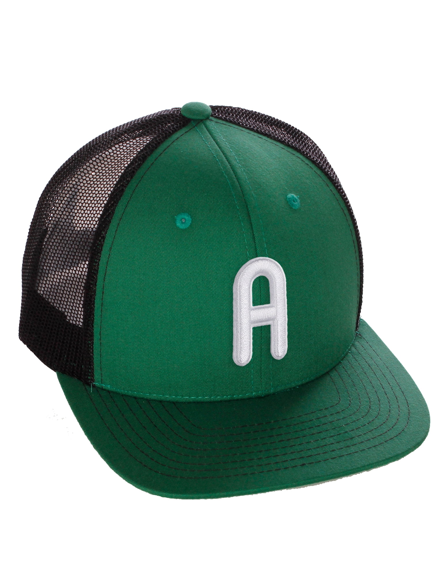 Daxton Classic Baseball Trucker Hat Embroidered A to Z Letters ...