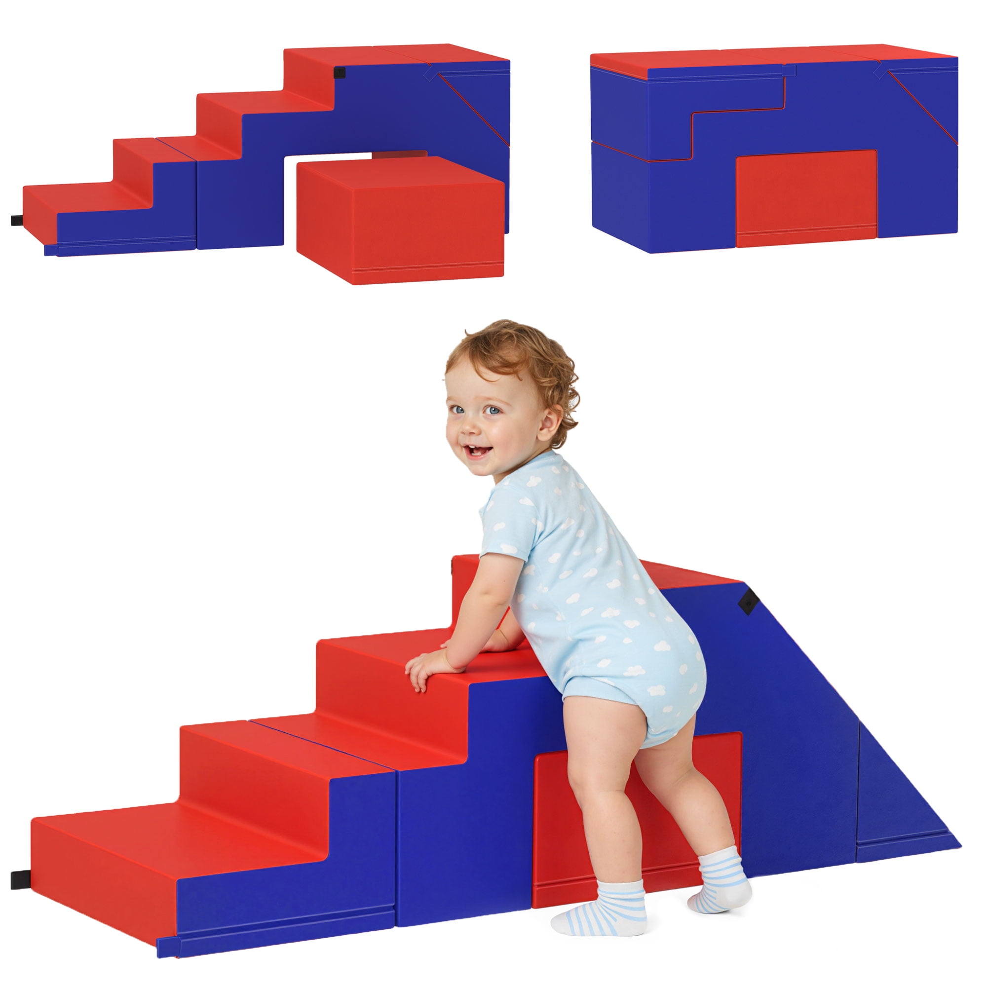 Click here for Qaba 2-Piece Soft Play Kids Foam Play Se For Crawl... prices