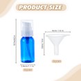 2Pcs Column PET Spray Bottles Liqiud Bottle with 2Pcs Transparent ...