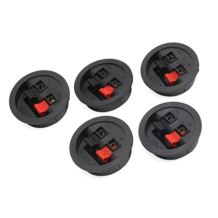5Pcs Audio Speaker Push Spring Clip Binding Post Dual Terminal ...