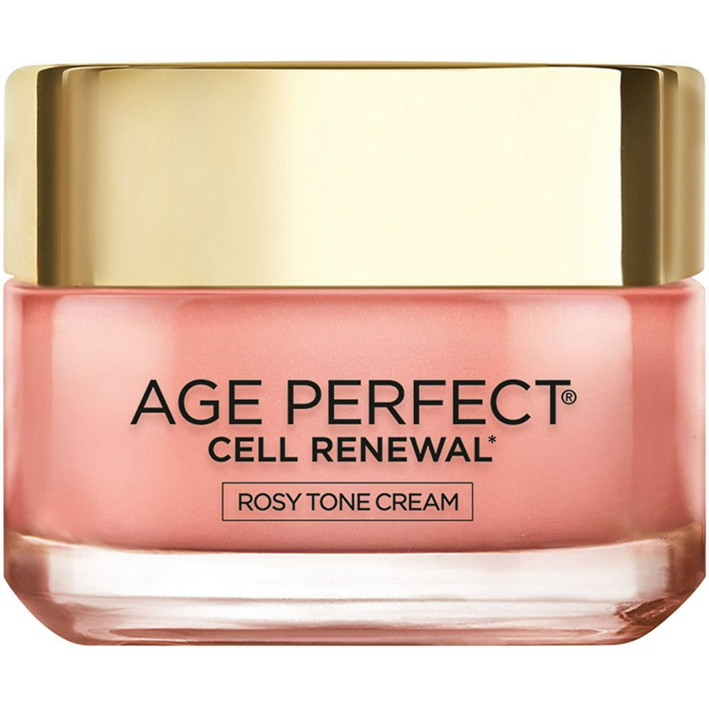 2 Pack Loreal Age Perfect Cell Renewal Rosy Tone Moisturizer 1 7 Oz