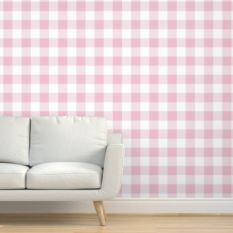 Pink Checkered Wallpaper