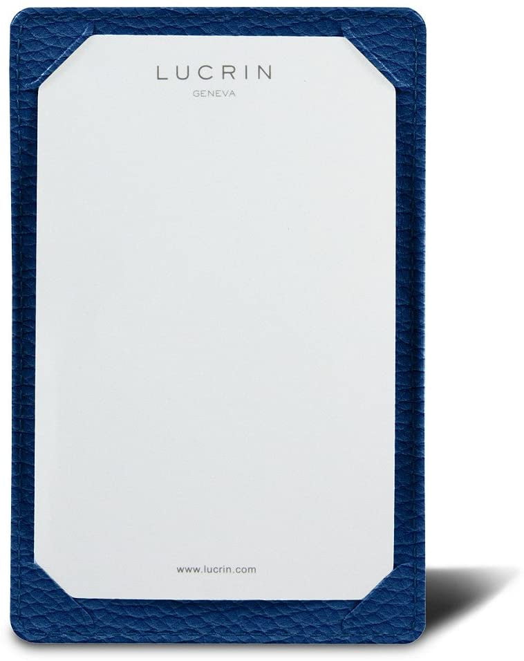 Lucrin - Pocket Note pad (5.2 x 3.3 inches) - Royal Blue - Granulated ...
