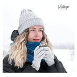 Motique Accessories Ladies Gloves Magic Knit Gloves for Women Solid ...
