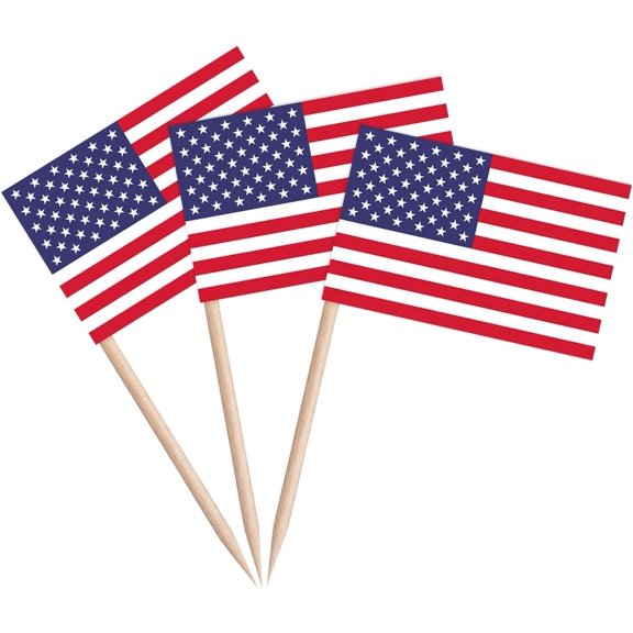 100PCS Mini Italy Flags On Sticks Food Flags Toothpick Cupcake Toppers ...