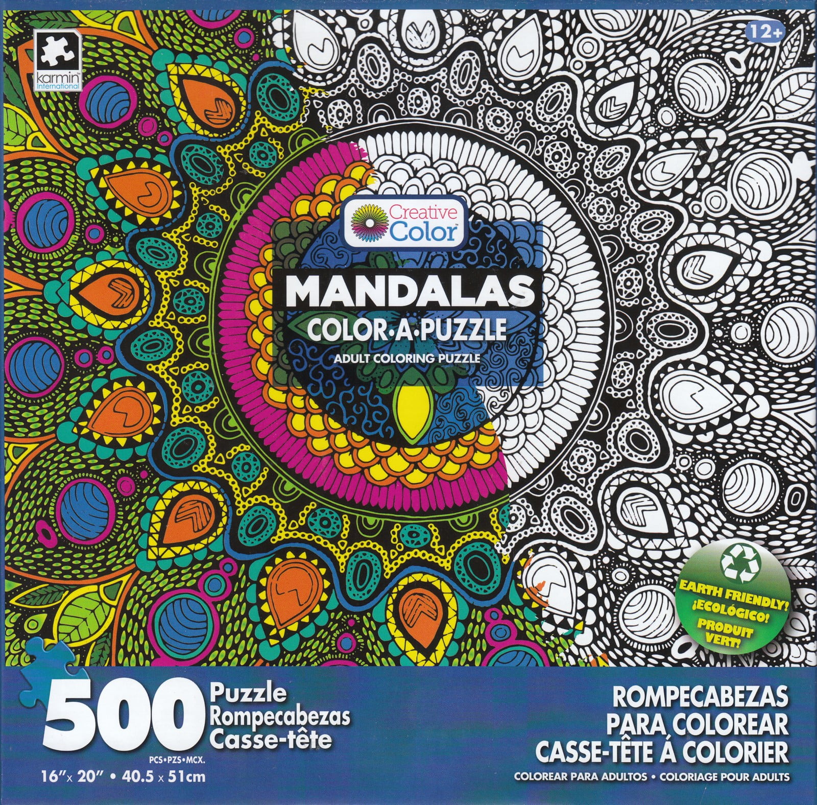 Mandalas #1 500 Piece Puzzle - Walmart.com