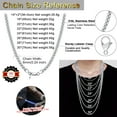 ChainsProMax Stainless Steel Flat Box Chain Male Necklace 22inch 6mm ...