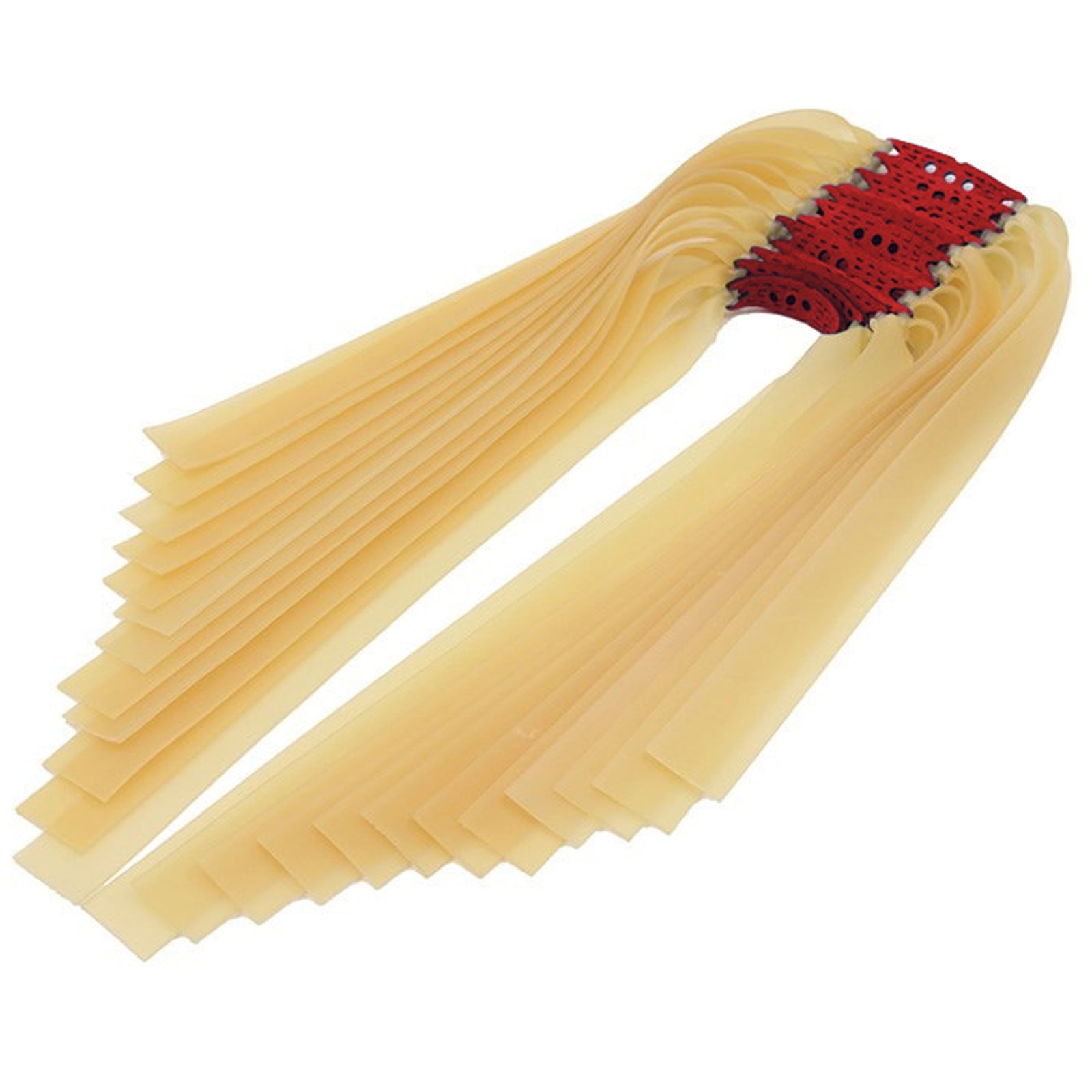 10pcs Slingshot Flat Band Outdoor Hunting 1.2-1.5mm Atex Tube Red ...