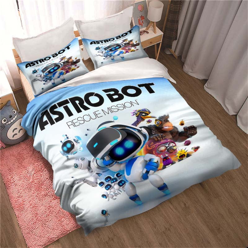 Click here for Yingd Astro Bot Cute Cartoon Bedding Set Duvet Set... prices
