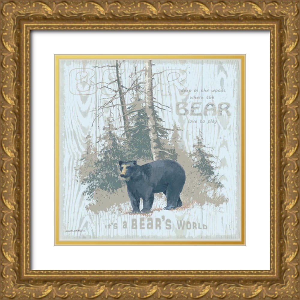 Phillips, Anita 12x12 Gold Ornate Wood Framed with Double Matting ...