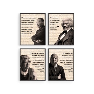 Black History Month Posters - Educational - 8 Pieces - Walmart.com