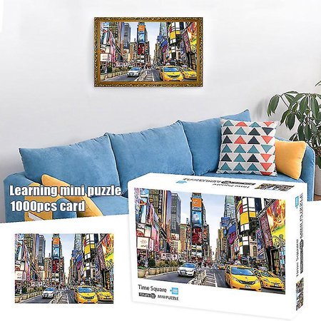 Times Square Jigsaw Puzzle 1000 Piece For Adults Kids Learning ...