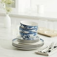 Free Shipping! Oneida Entertain 365 12-Piece Aura Blue & White ...