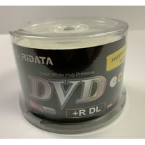 SmartBuy 50 Pack 8x DVD+R DL 8.5GB White Inkjet Printable Double Layer Recordable Discs Spindle ...