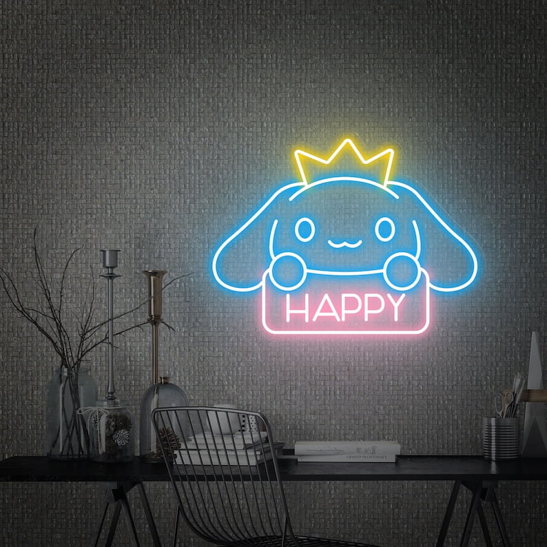 Neonium Kawaii Anime Neon Sign Custom Japanese Neon Light Art Sign Kids ...