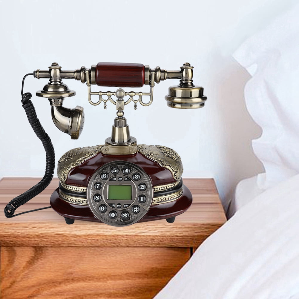 Teléfono Fijo Retro Home Office Fijo FSK/DTMF Con | Walmart en línea