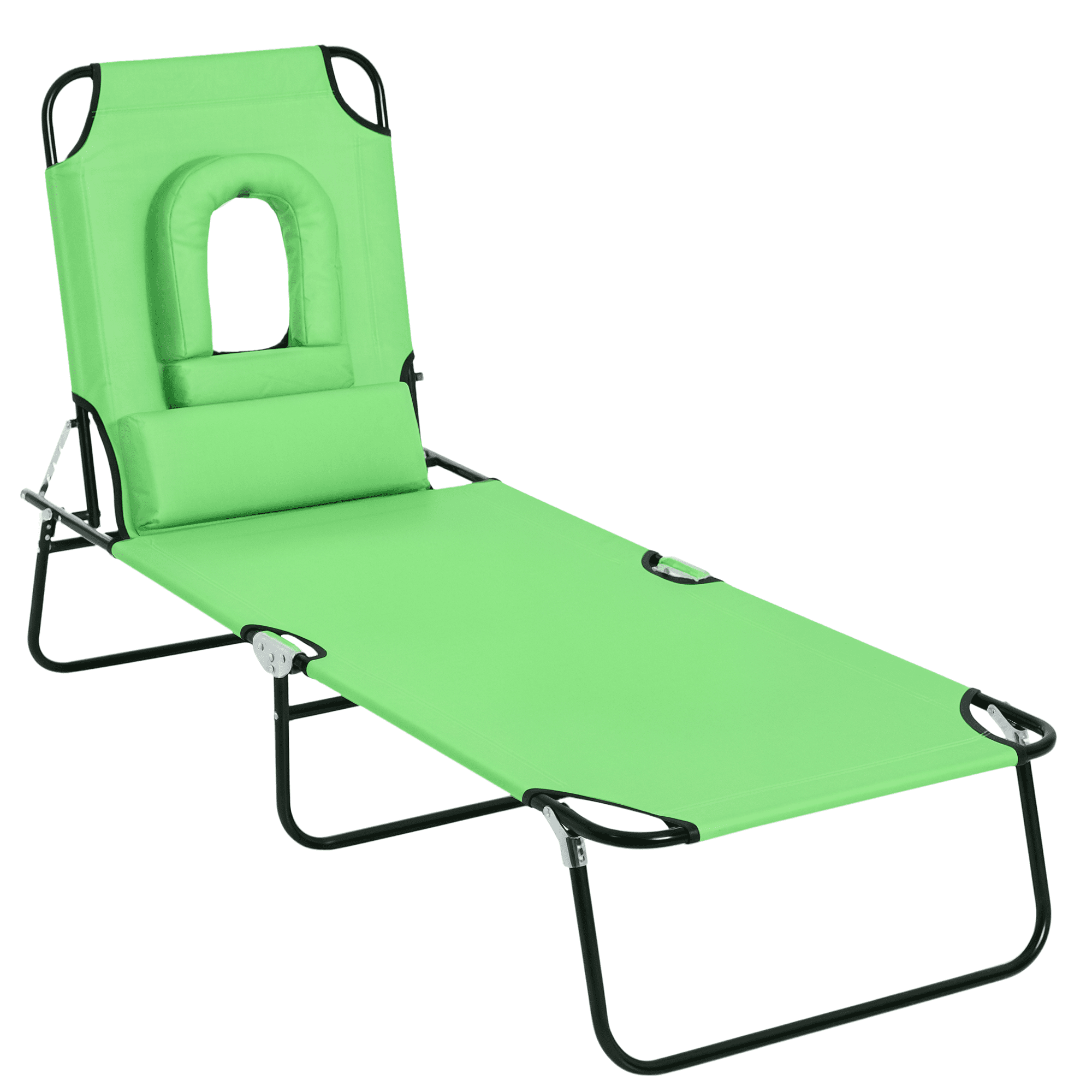 Click here for Outsunny Adjustable Outdoor Lounge Chair With Read... prices