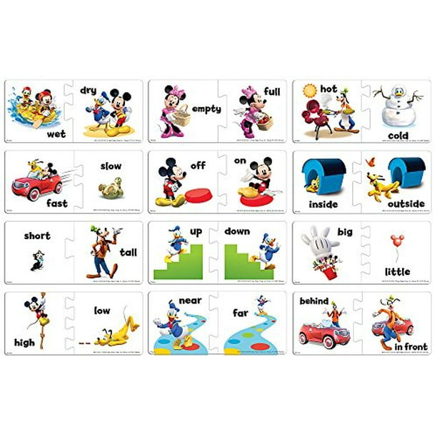 Eureka Disney's Mickey Mouse Clubhouse Back to School Opposite Words ...