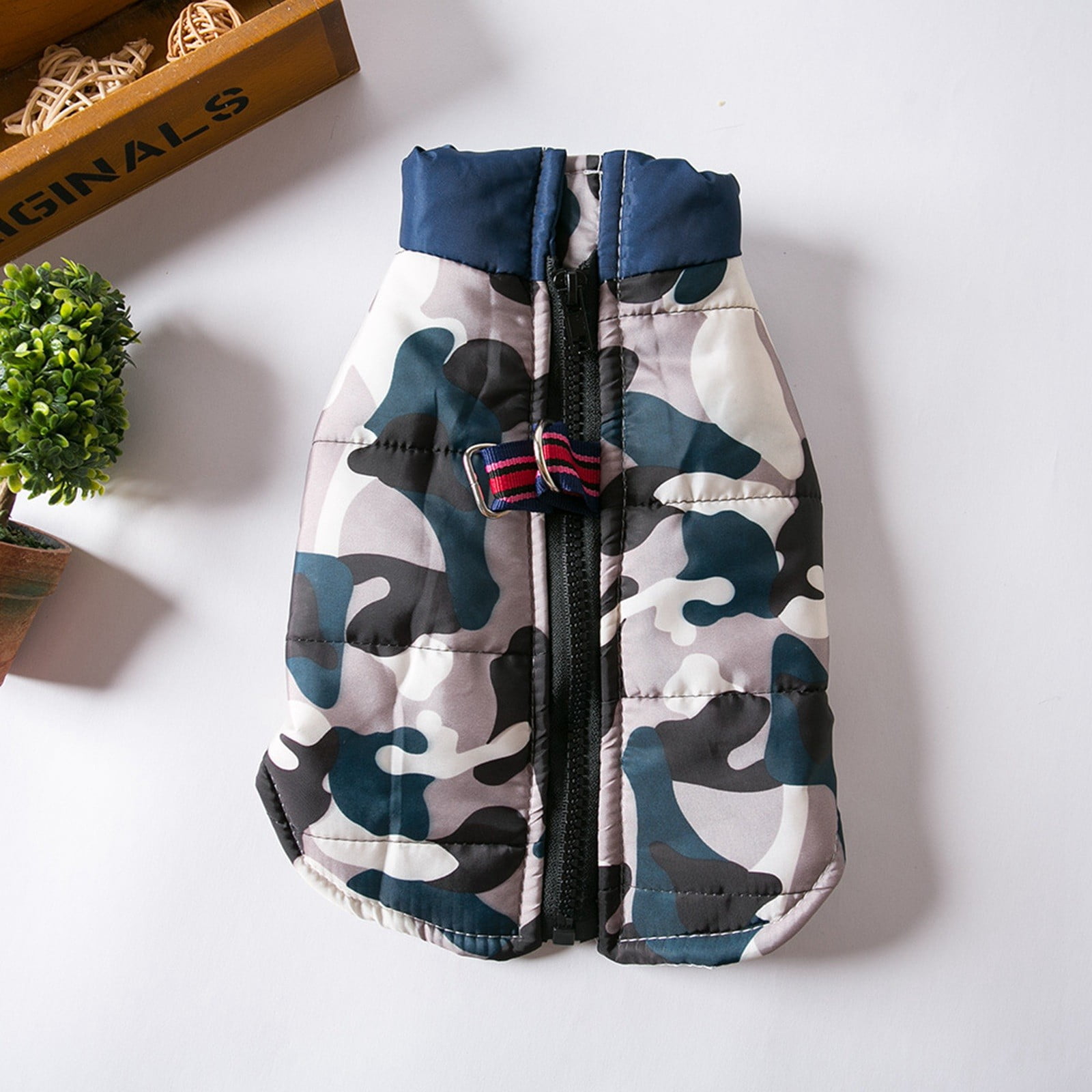 Click here for Vivavault Dog Winter Jacket Reversible Zipper Vest... prices