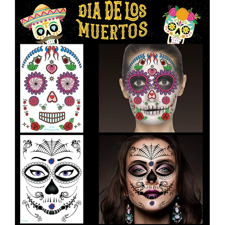 Simple Sugar Skull Face Paint