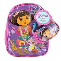 Dora the Explorer Mr. Backpack Purple Plush, Toy Book Bag Gift with ...