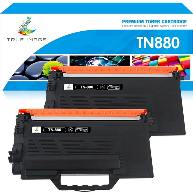 True Image 2-Pack Compatible Toner Cartridge for Brother TN-880 TN880 ...