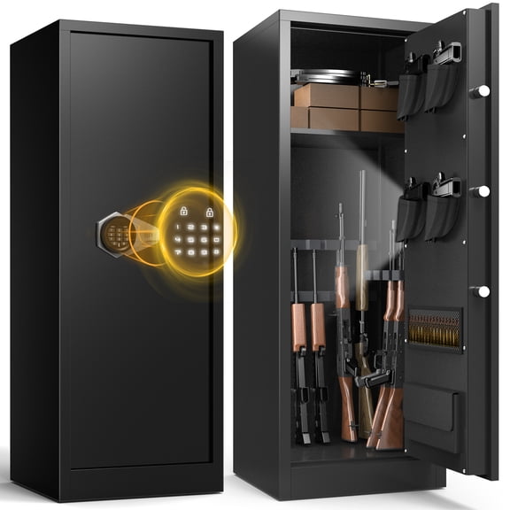 SUNCROWN 12-15 Gun Safe for Rifles and Pistols,Quick Access Rifle Gun ...